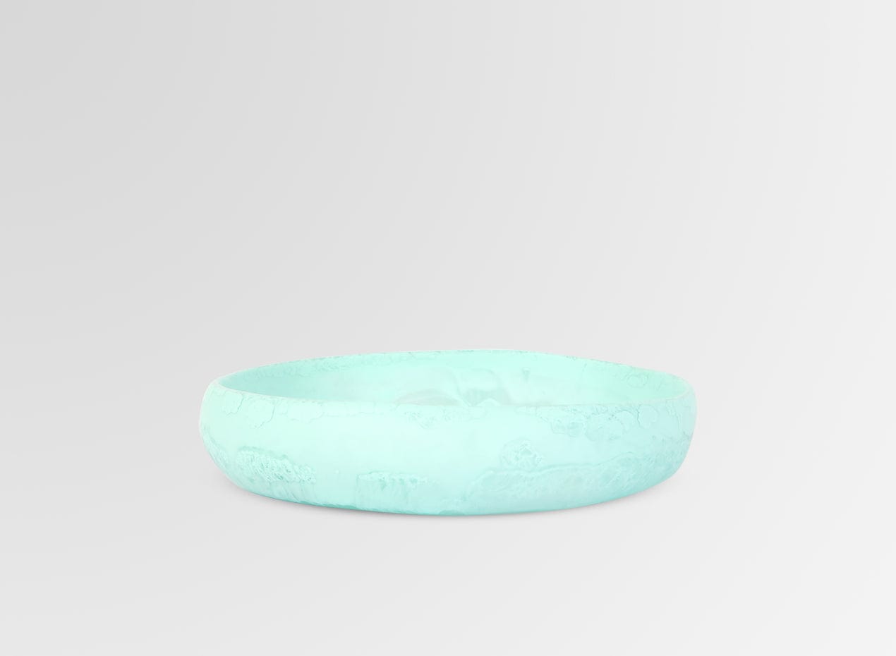 Small Resin Earth Bowl - Mint | Greenhouse Interiors