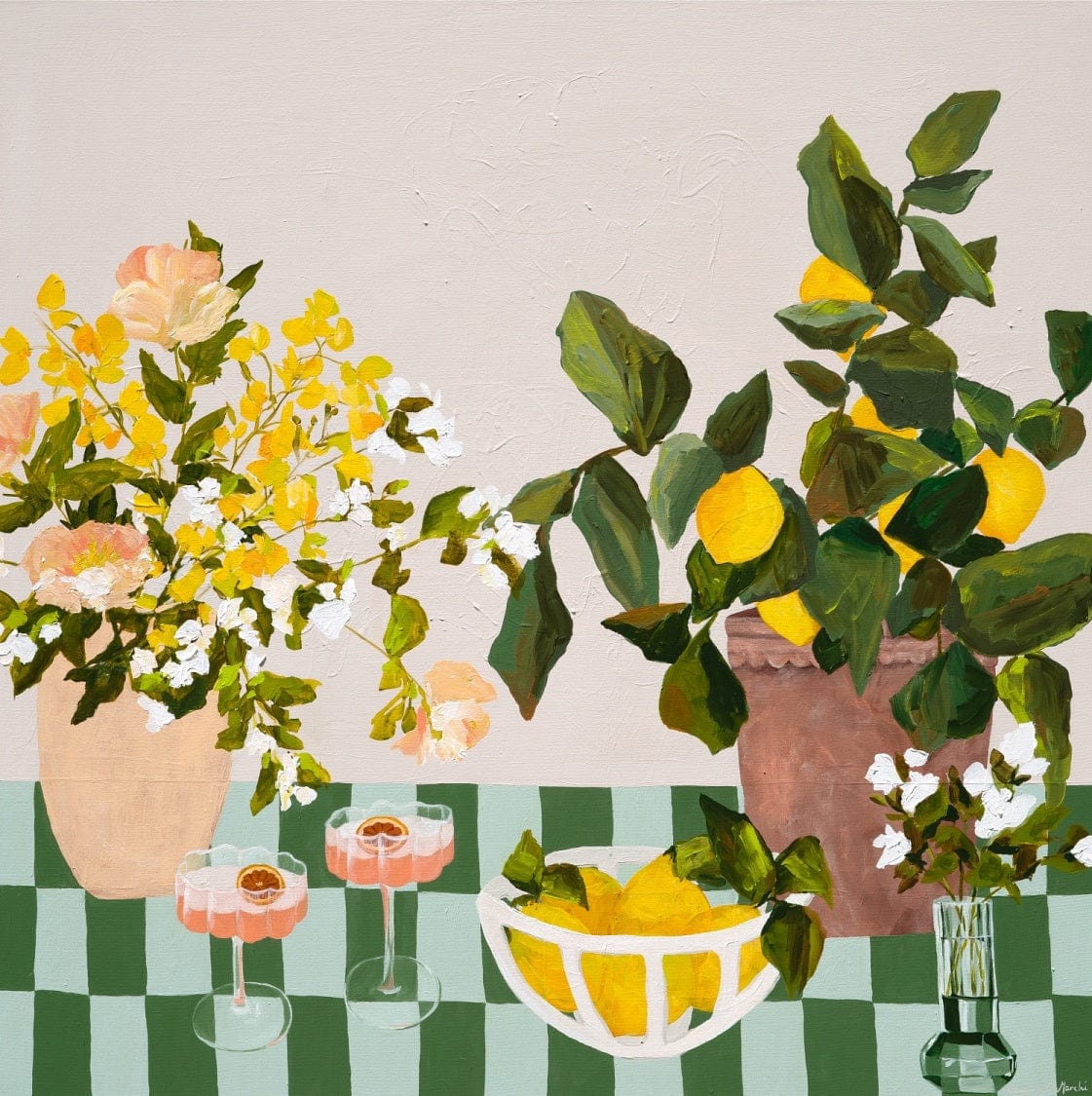 Alfresco Lemons - Limited Edition Print – Greenhouse Interiors Pty Ltd